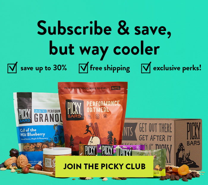 Picky Bars: Real [Good] Food, Built To Fuel.
